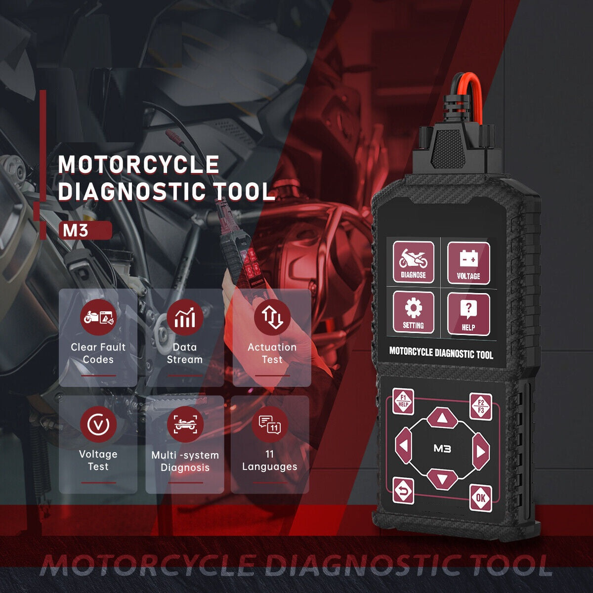 Diagnostic Scan Tool & Fault Code Reader for SYM Motorcycle – Souped ...