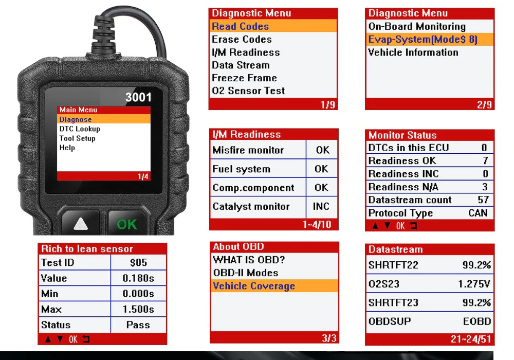 Jeep Car Diagnostic OBD Scanner Fault Code Reader – Souped - Car, Truck ...